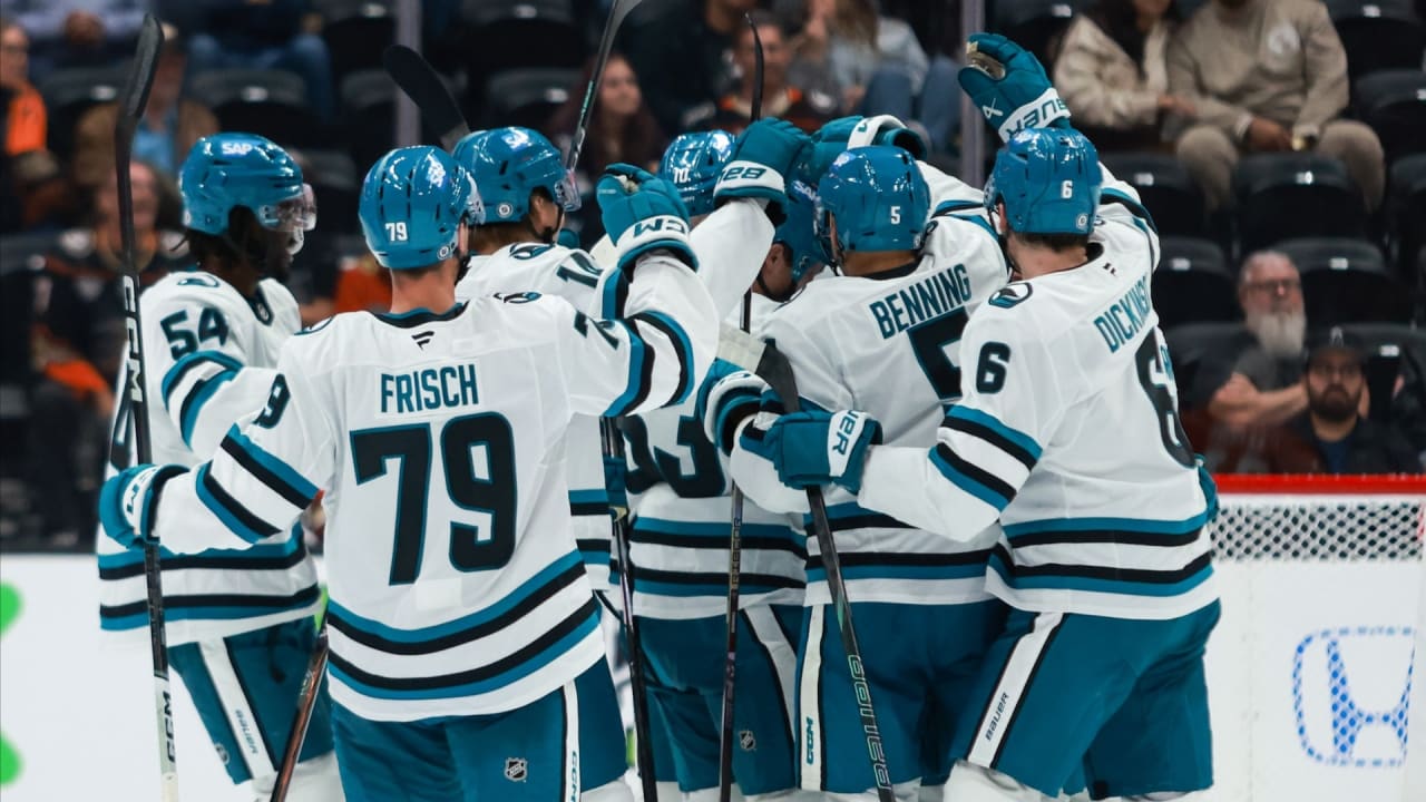 Sharks Grab 3-2 Overtime Preseason Win in Anaheim | San Jose Sharks