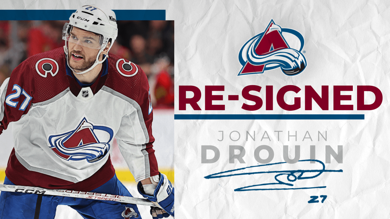 Avalanche Signs Jonathan Drouin | Colorado Avalanche