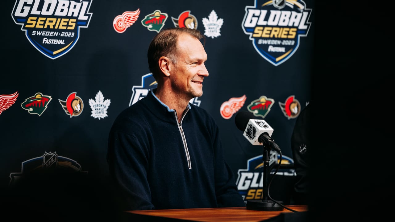 Nicklas Lidstrom discusses significance of NHL Global Series, Red Wings ...