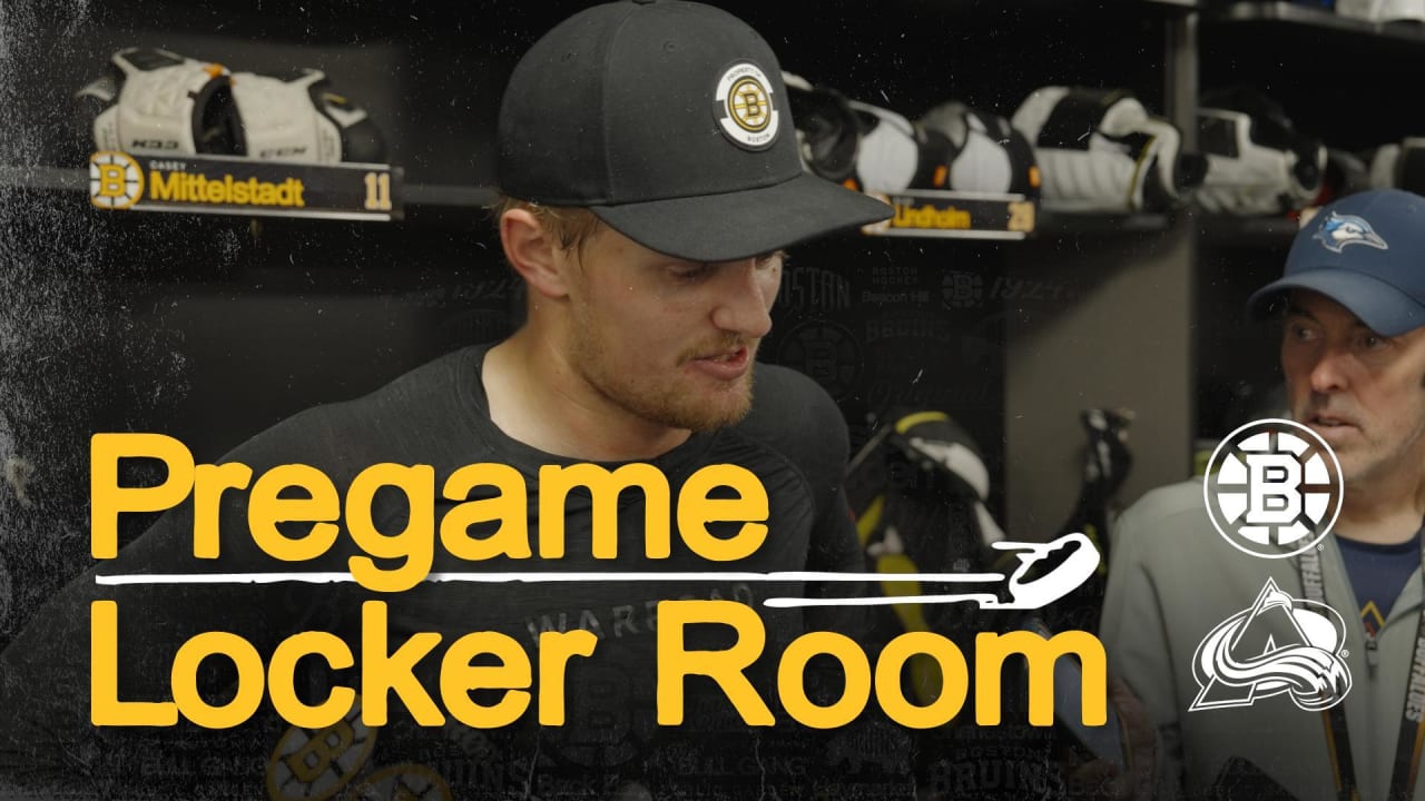 Locker Room Raw: Johnny Beecher and Casey Mittelstadt | Boston Bruins