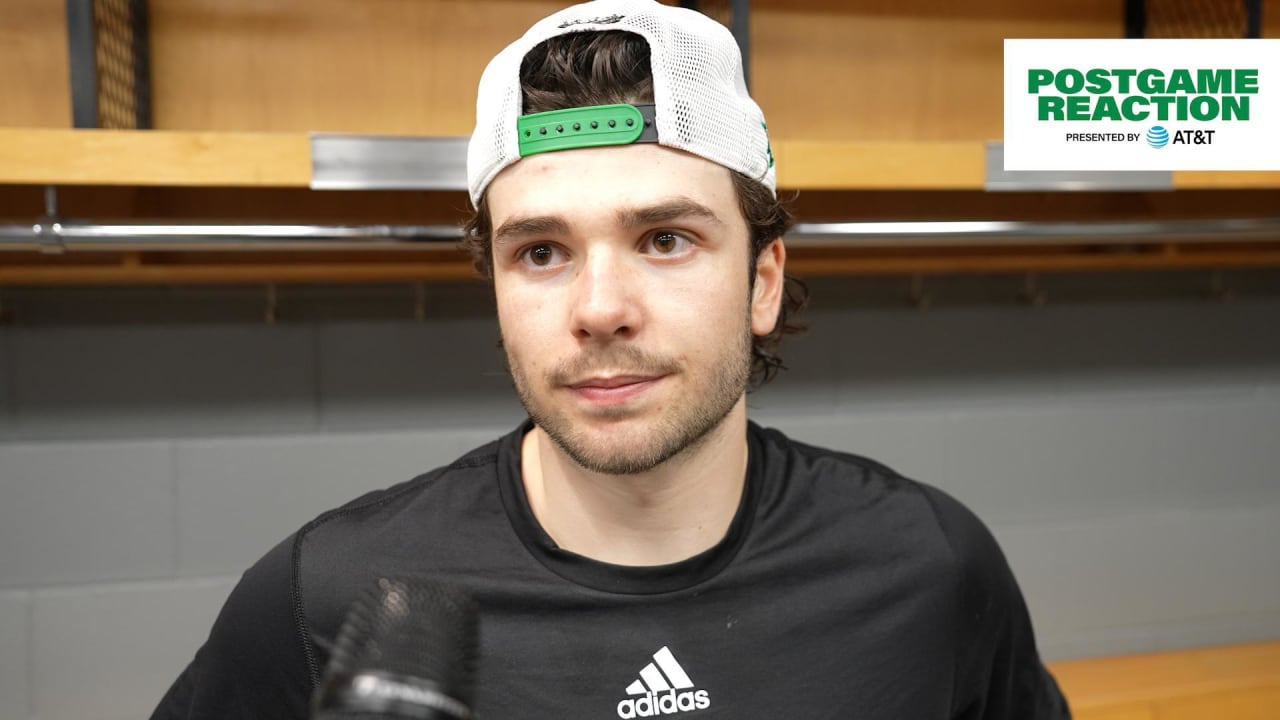 DAL@CHI Postgame: Mavrik Bourque | Dallas Stars