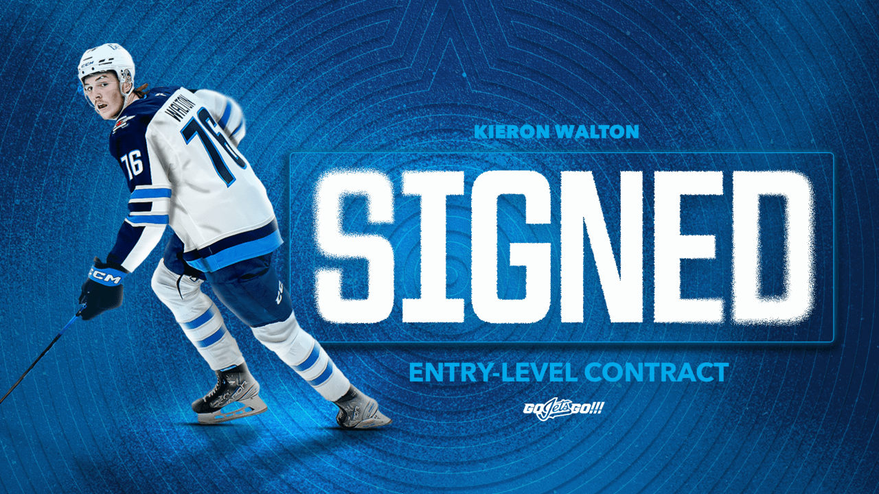 Jets sign forward Kieron Walton to a three-year, entry-level contract ...