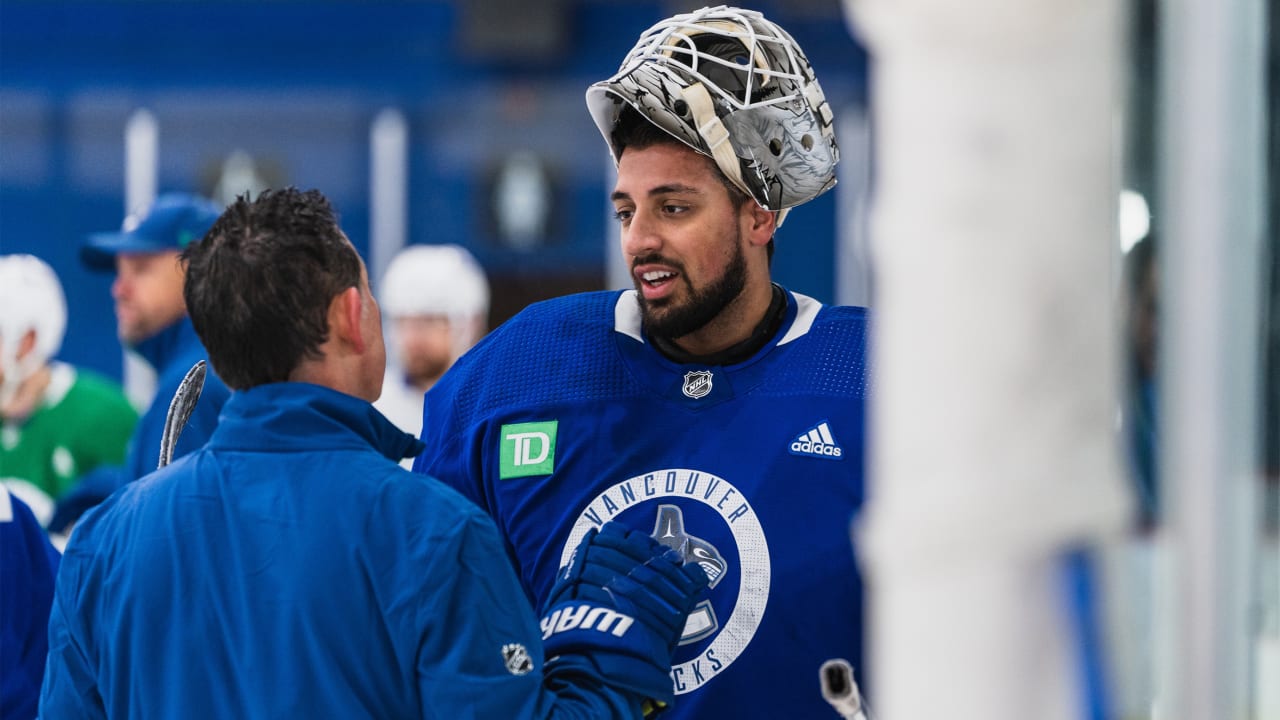 Canucks’ Practice Goalie Roman Basran ‘Excited’ To Be Working For ...