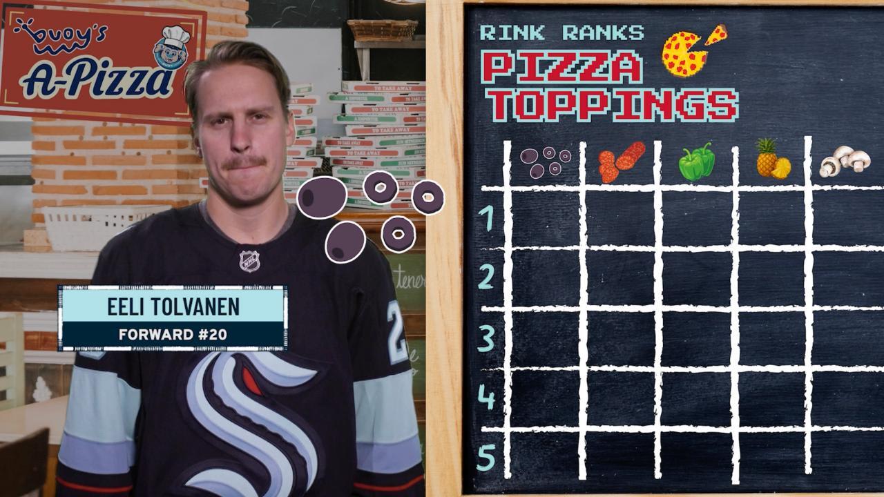 Rink Ranks | Top 5 Pizza Toppings | Seattle Kraken
