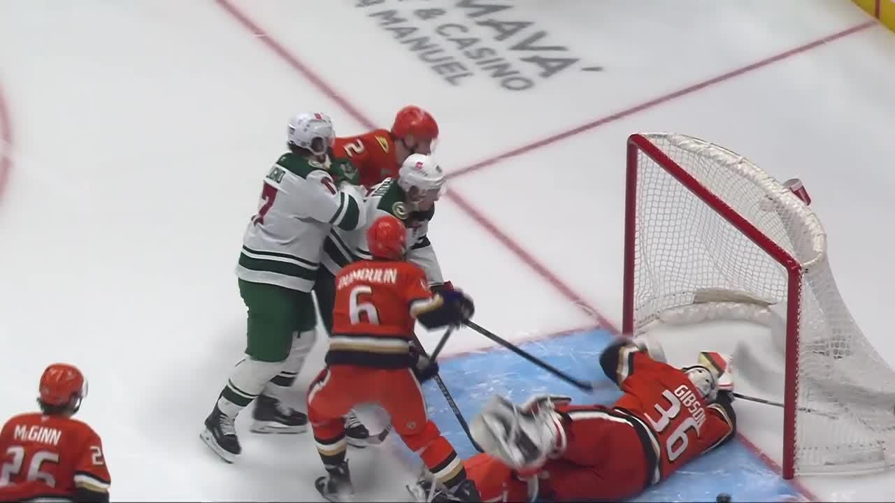MIN@ANA: Foligno scores goal against John Gibson | Minnesota Wild