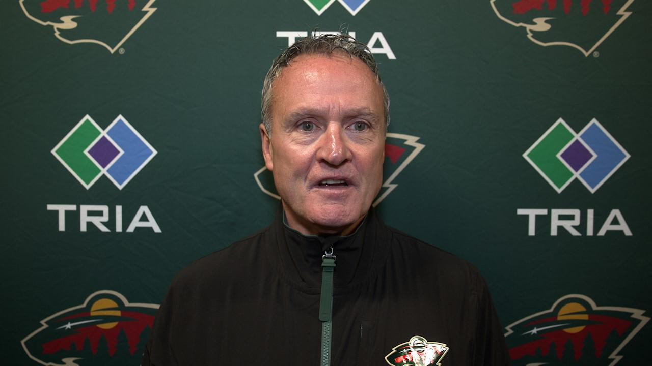 Evason Pregame at PHI 10/26 | Minnesota Wild