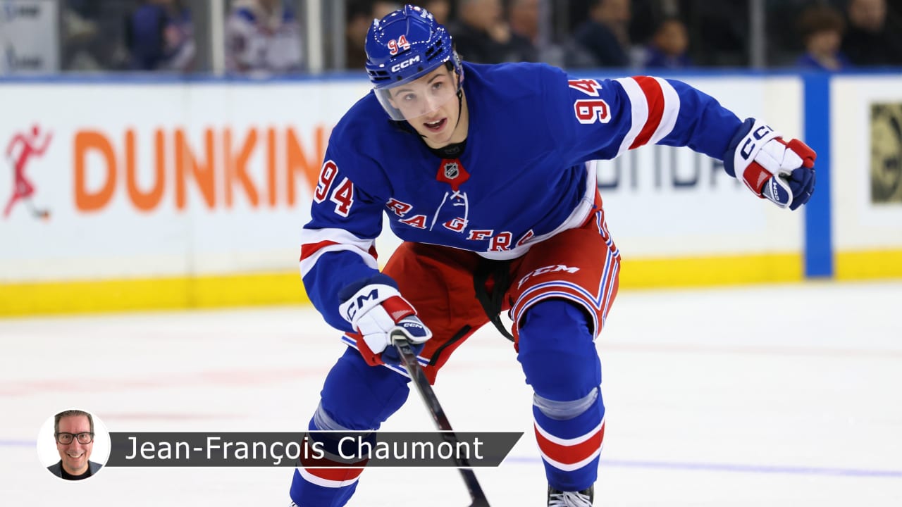 Gabriel Perreault s’imagine déjà avec les Rangers | LNH.com