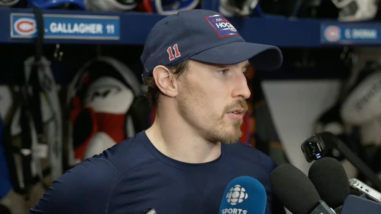 Postgame vs. NSH: Gallagher | Montréal Canadiens