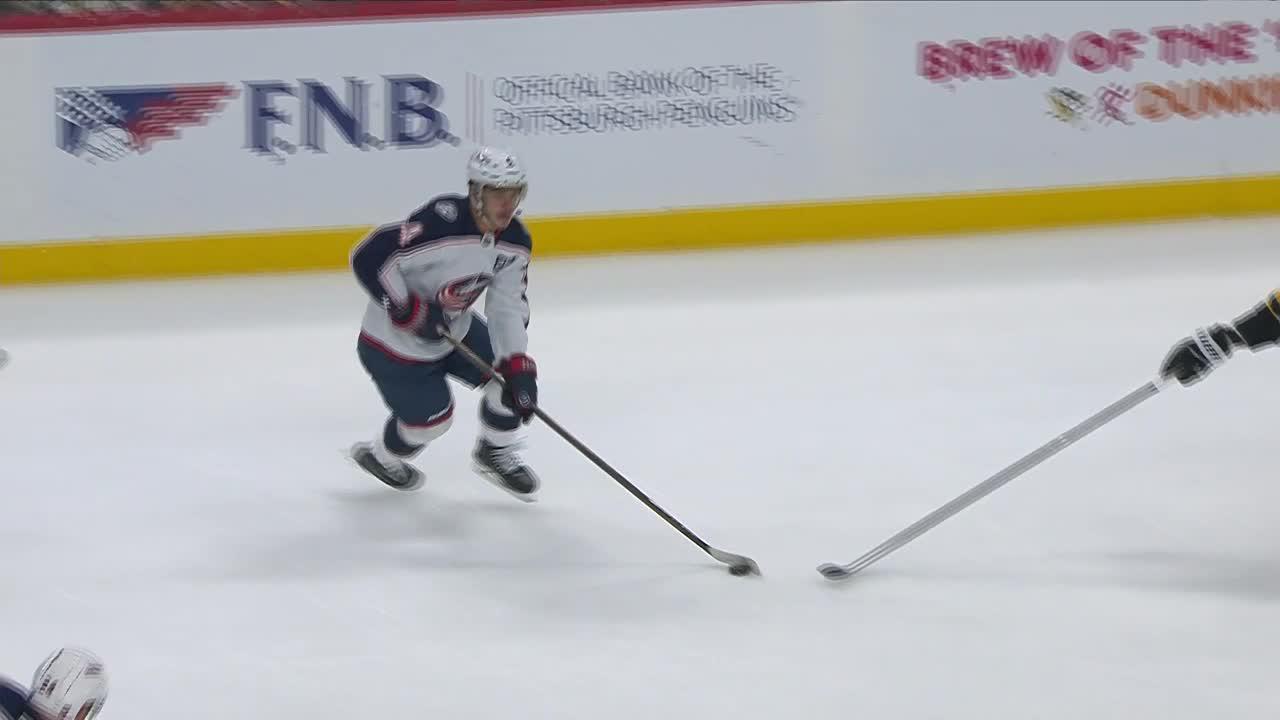 CBJ@PIT: Coyle scores goal against Arturs Silovs | Columbus Blue Jackets