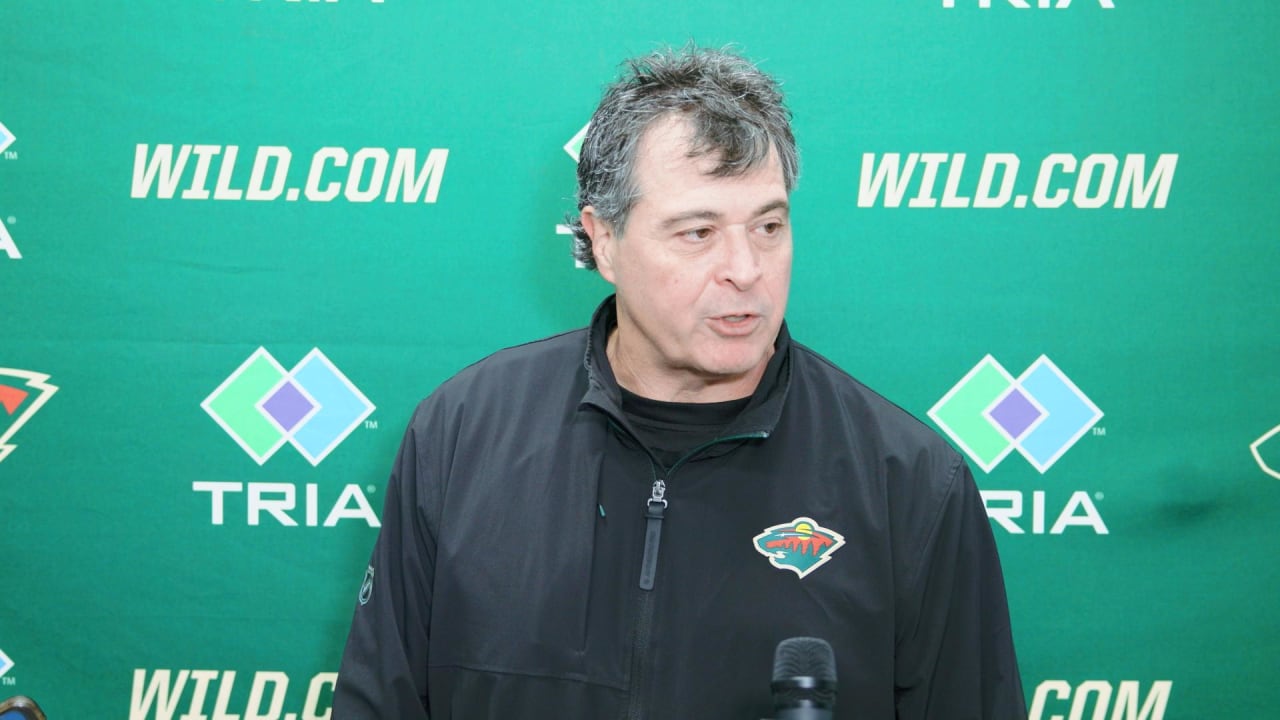 Capuano at Practice 2/21 | Minnesota Wild