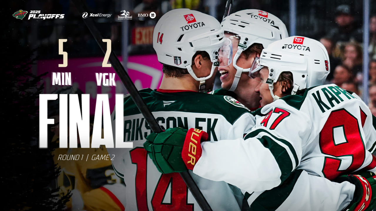 Game Recap: Wild 5, Golden Knights 2 | Minnesota Wild
