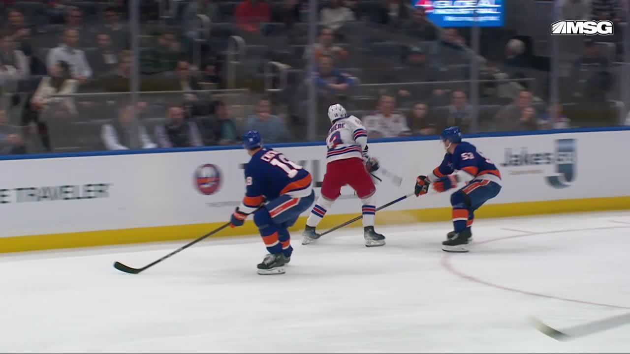 NYR@NYI: Parssinen scores goal against Marcus Hogberg | New York Rangers