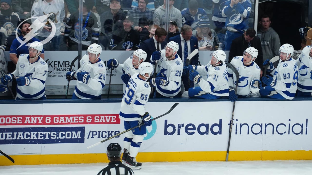 TBL at CBJ | Guentzel Scores Goal No. 5 | Tampa Bay Lightning