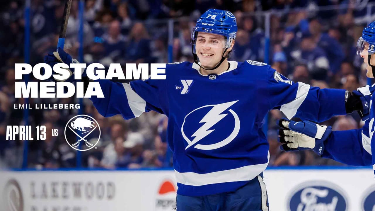 Emil Lilleberg | Postgame vs Buffalo Sabres | Tampa Bay Lightning