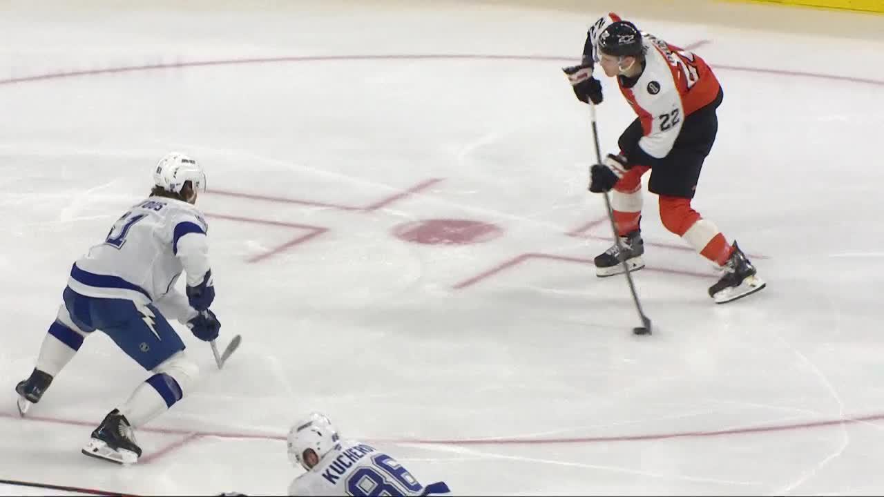 TBL@PHI: Dvorak scores goal against Jonas Johansson | NHL.com