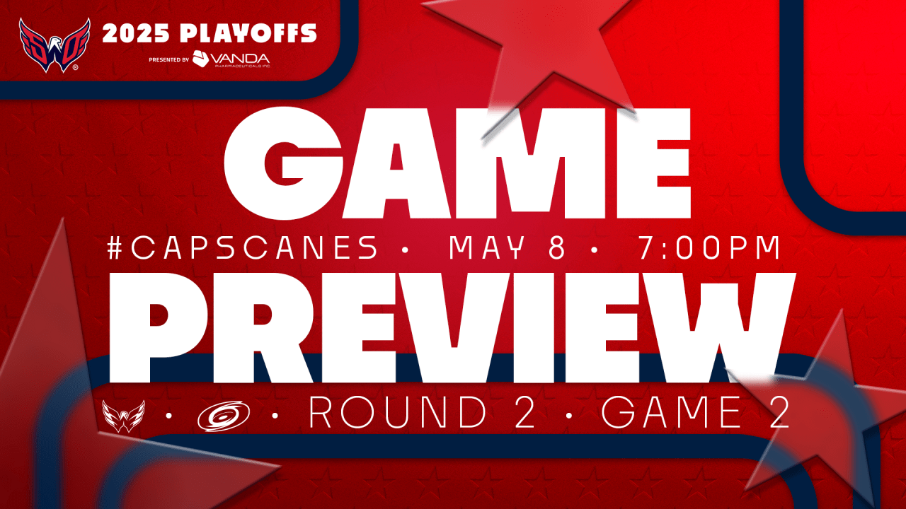 Caps Seek Game 2 Turnaround | Washington Capitals