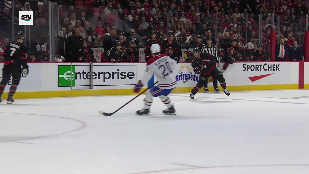 MTL@OTT: Perron scores goal against Samuel Montembeault | Ottawa Senators