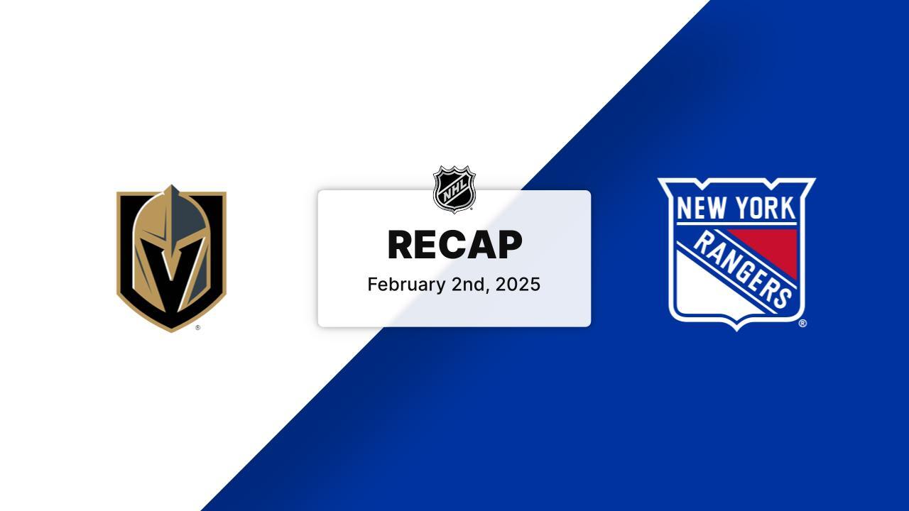 VGK at NYR | Recap | Vegas Golden Knights