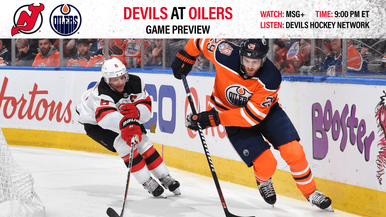 PREVIEW: Devils at Oilers | New Jersey Devils