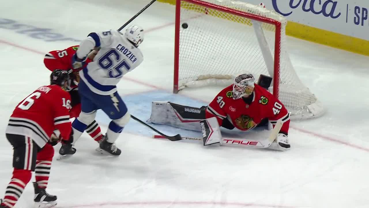 Soderblom With Pad Save | Chicago Blackhawks