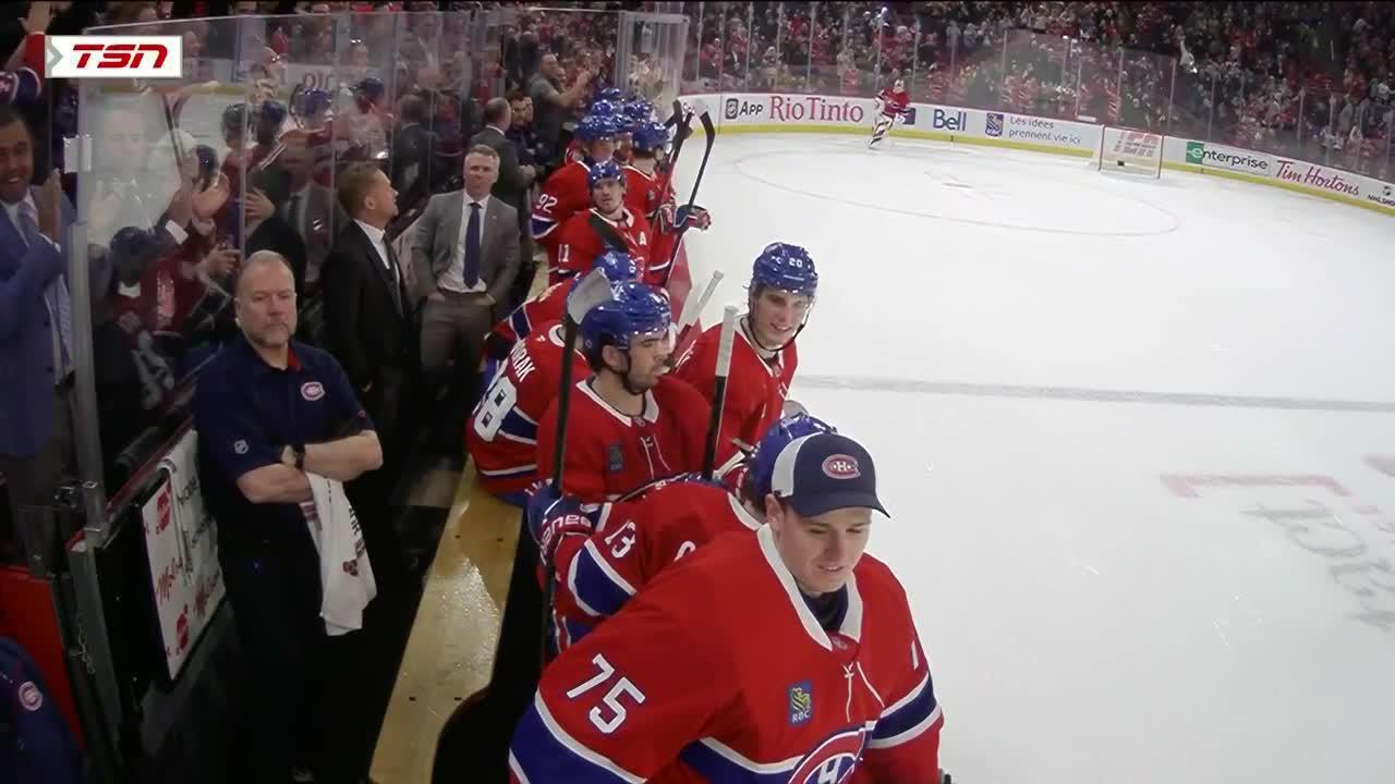 DET@MTL: Suzuki scores empty-net goal | Montréal Canadiens