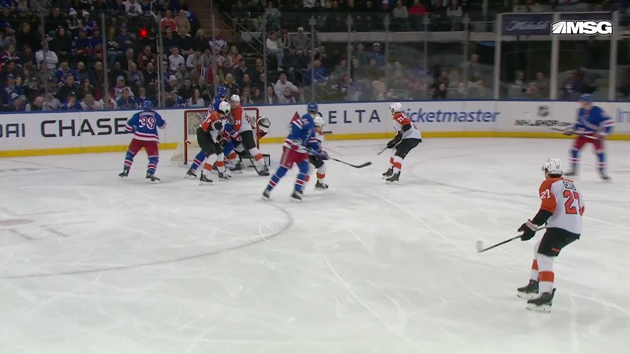 PHI@NYR: Edstrom scores goal against Samuel Ersson | New York Rangers