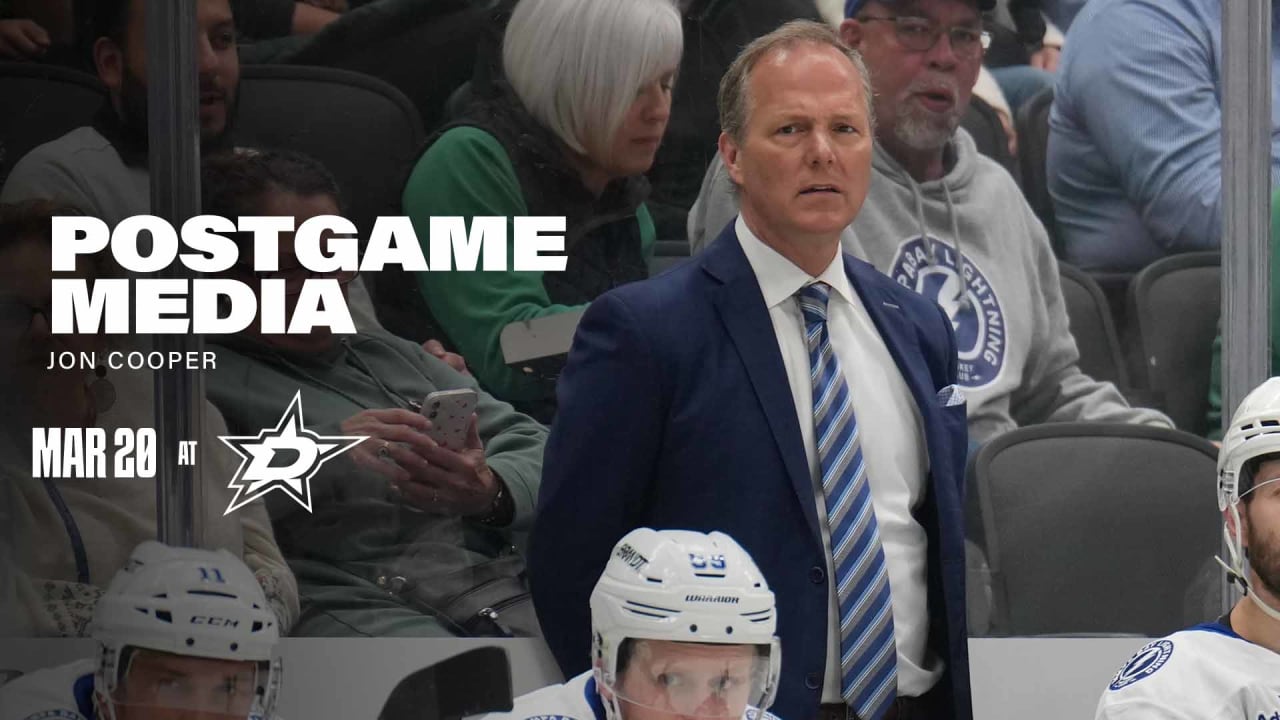 Jon Cooper | Postgame at Dallas | Tampa Bay Lightning