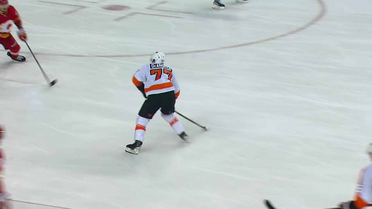 DeAngelo scores goal | Philadelphia Flyers