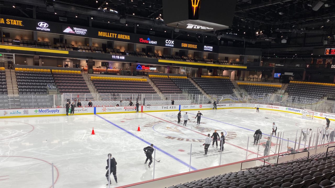 Les Coyotes prêts à sauter sur la glace du Mullett Arena | LNH.com