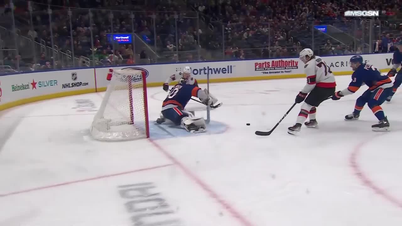 Greig taps in the return pass | NHL.com