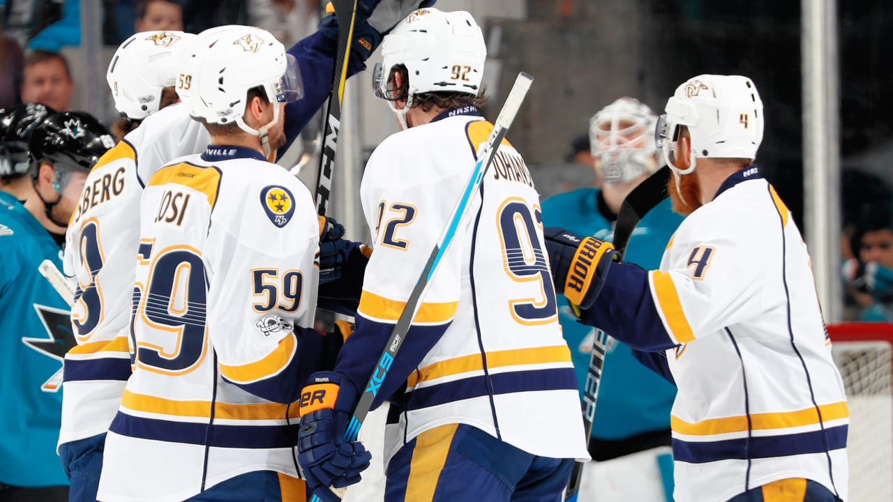 Predators defeat Sharks to end losing streak | NHL.com