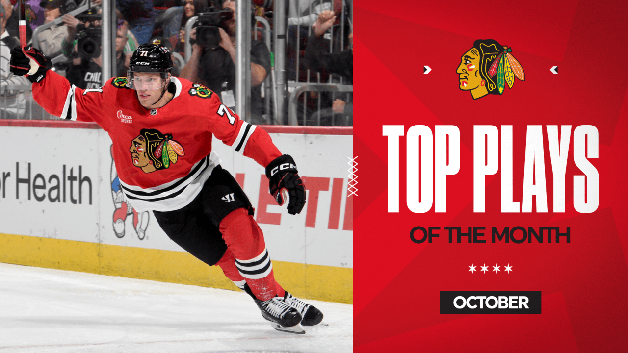 Blackhawks Top October Plays | Chicago Blackhawks