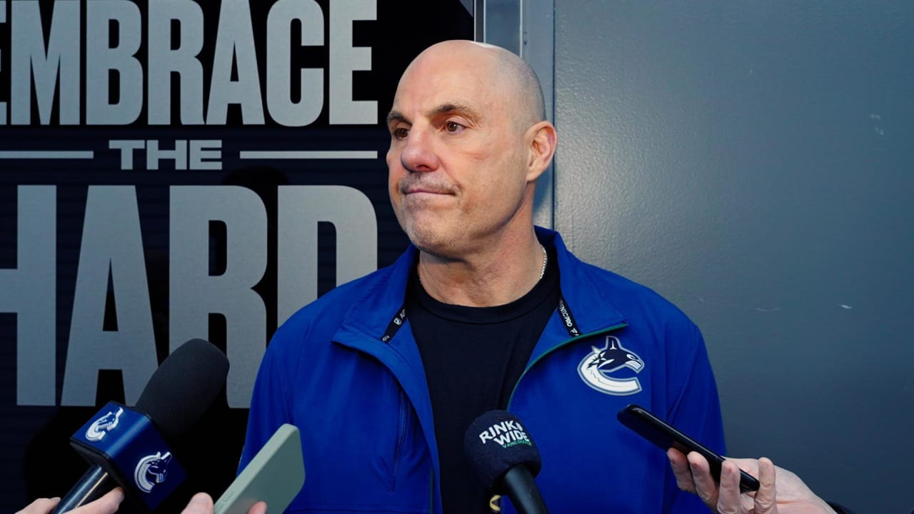 PRACTICE | Head Coach Rick Tocchet | Vancouver Canucks