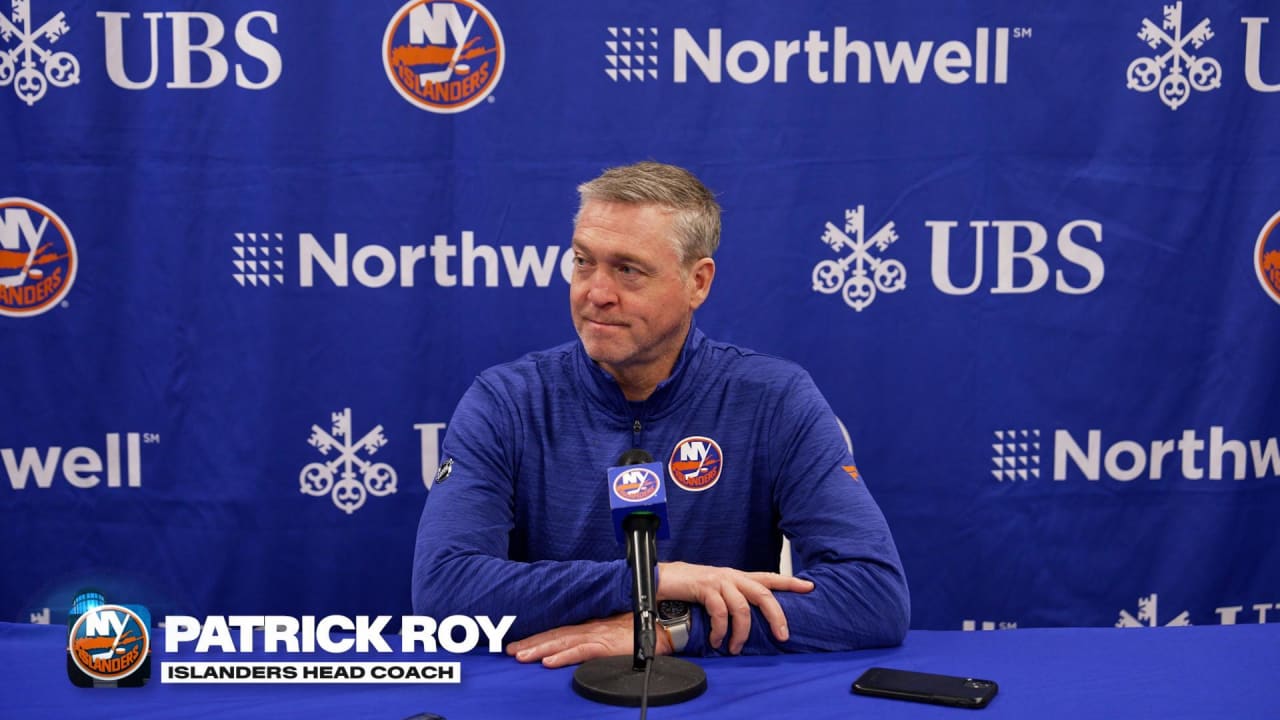 Practice 4/8: Patrick Roy | New York Islanders