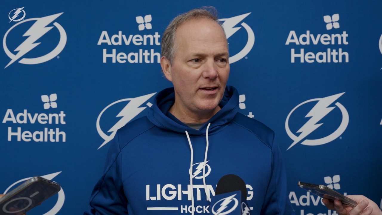 Jon Cooper | Pregame at Nashville Predators | Tampa Bay Lightning