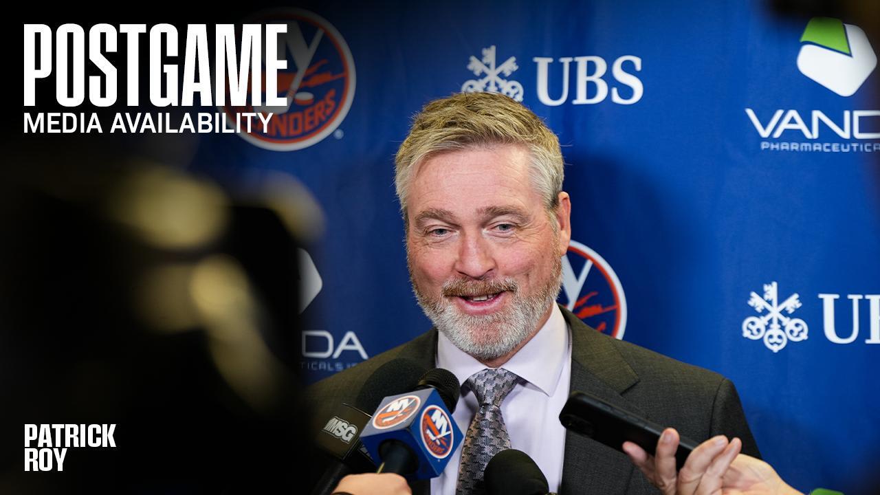 NYI 4 at VGK 3 (OT): Patrick Roy | New York Islanders