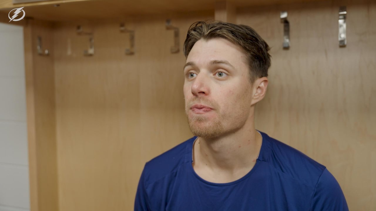 Jonas Johansson | Postgame at Carolina Hurricanes | Tampa Bay Lightning
