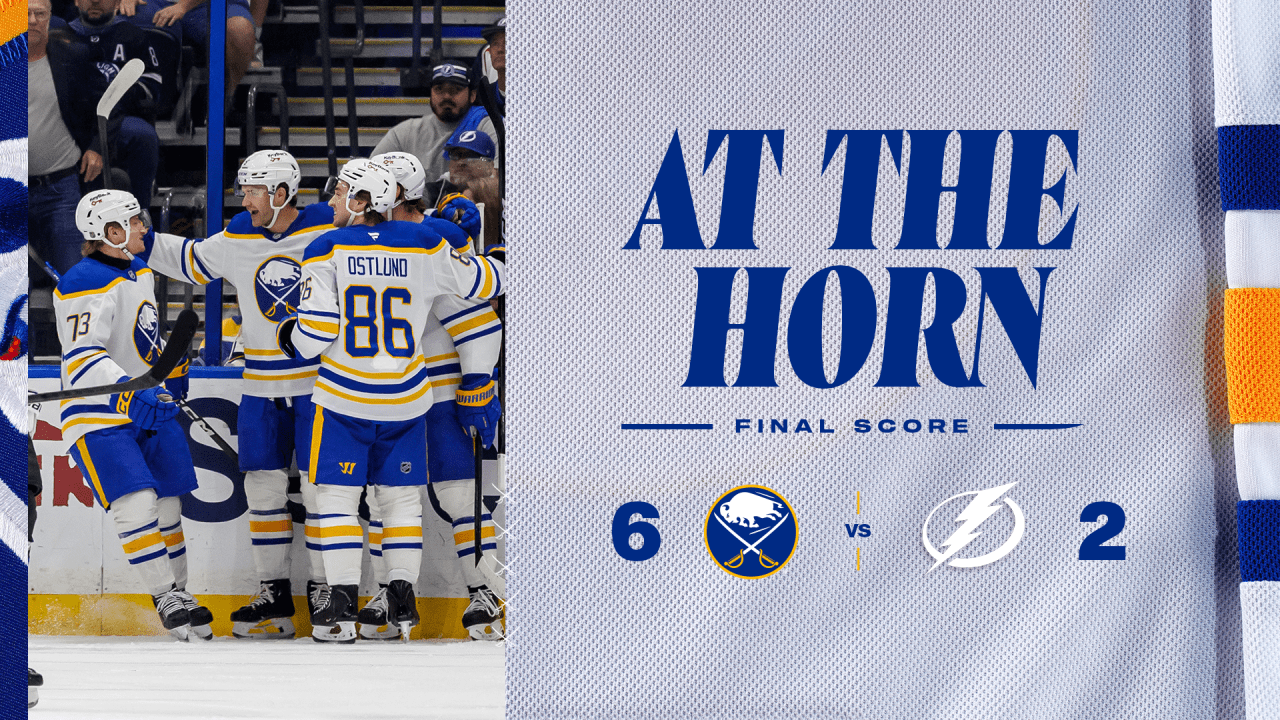 At the Horn | Sabres 6 - Lightning 2 | Buffalo Sabres