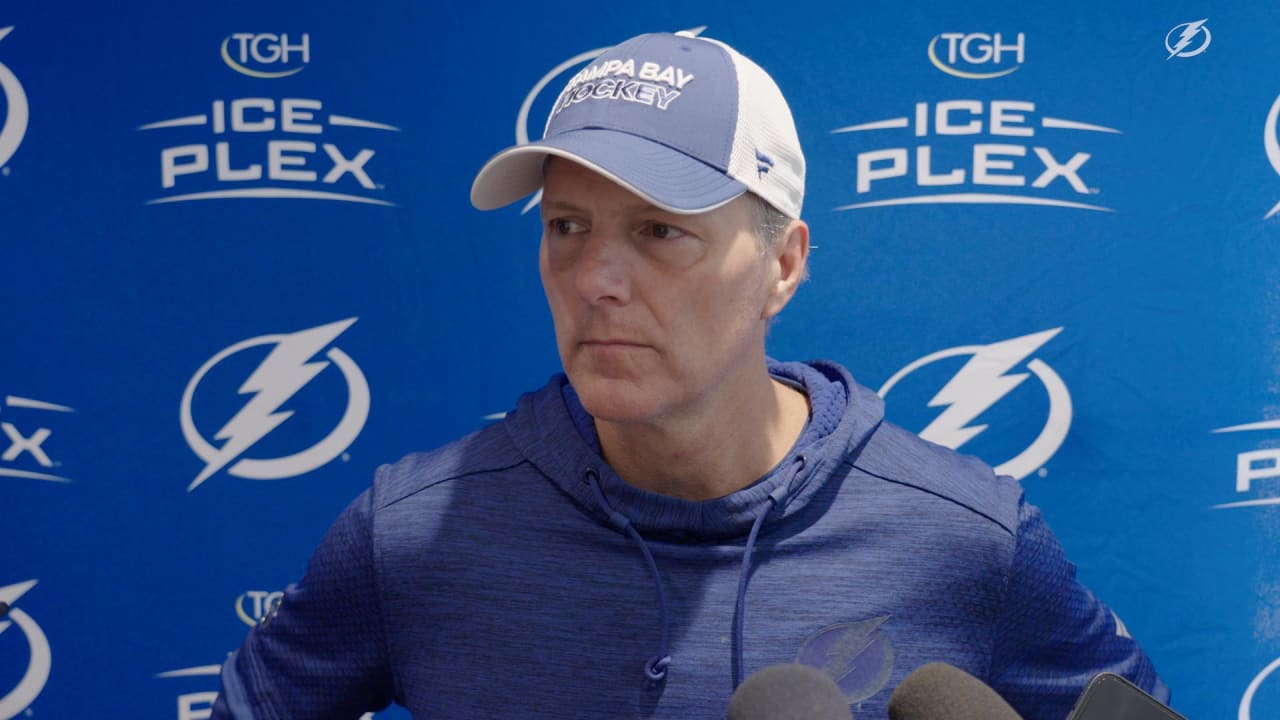 Jon Cooper | Practice 3.8.24 | Tampa Bay Lightning