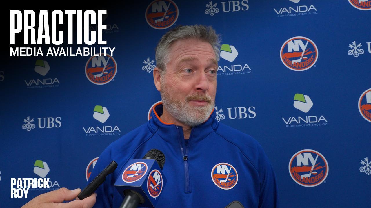 Practice 11/3: Patrick Roy | New York Islanders