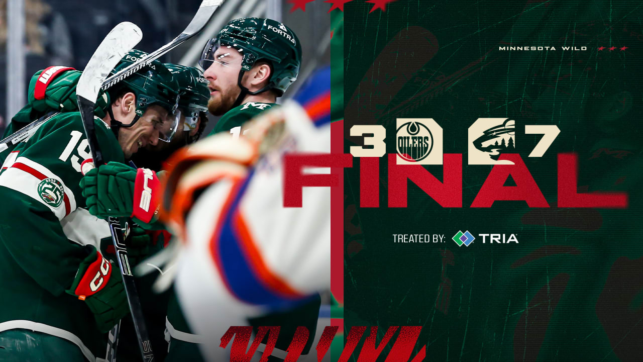 Game Recap: Wild 7, Oilers 3 | Minnesota Wild