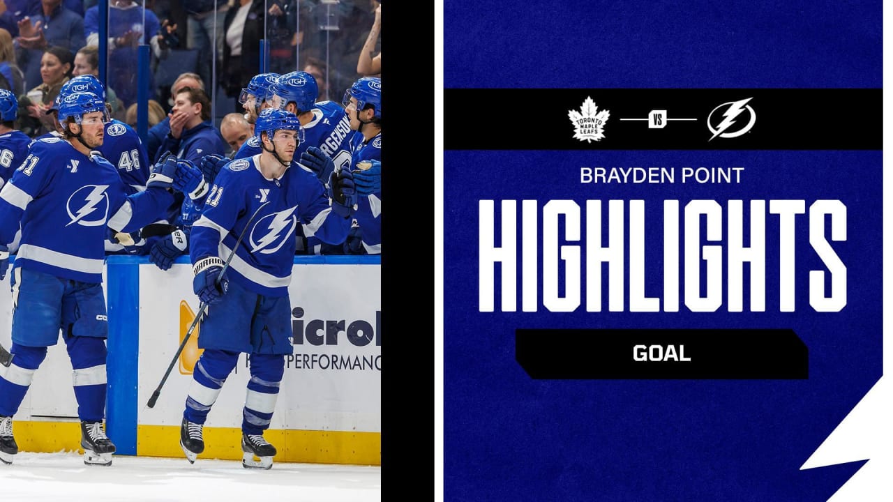 TBL vs. TOR | Point from Brayden | Tampa Bay Lightning