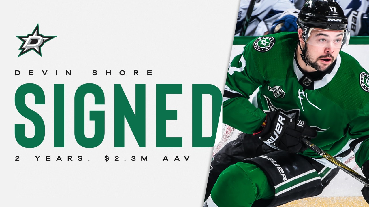 Stars sign center Devin Shore to two-year contract | Dallas Stars