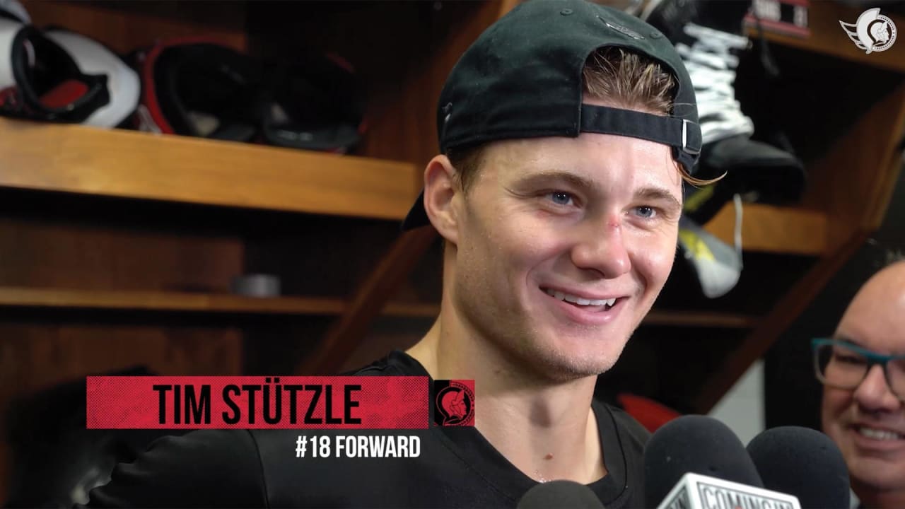 Tim Stützle Media Availability - Oct. 3 | Ottawa Senators