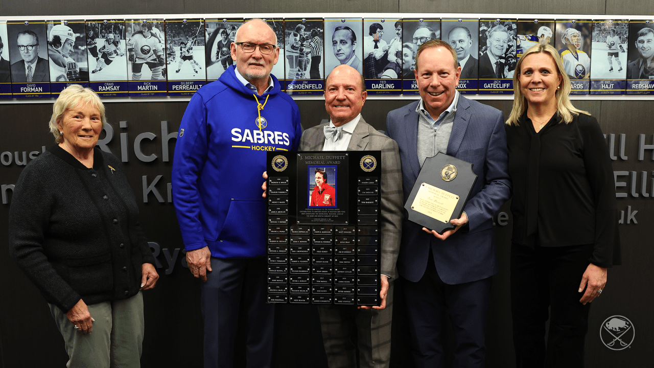 Sabres announce winner of 2026 J. Michael Duffett Memorial Award ...