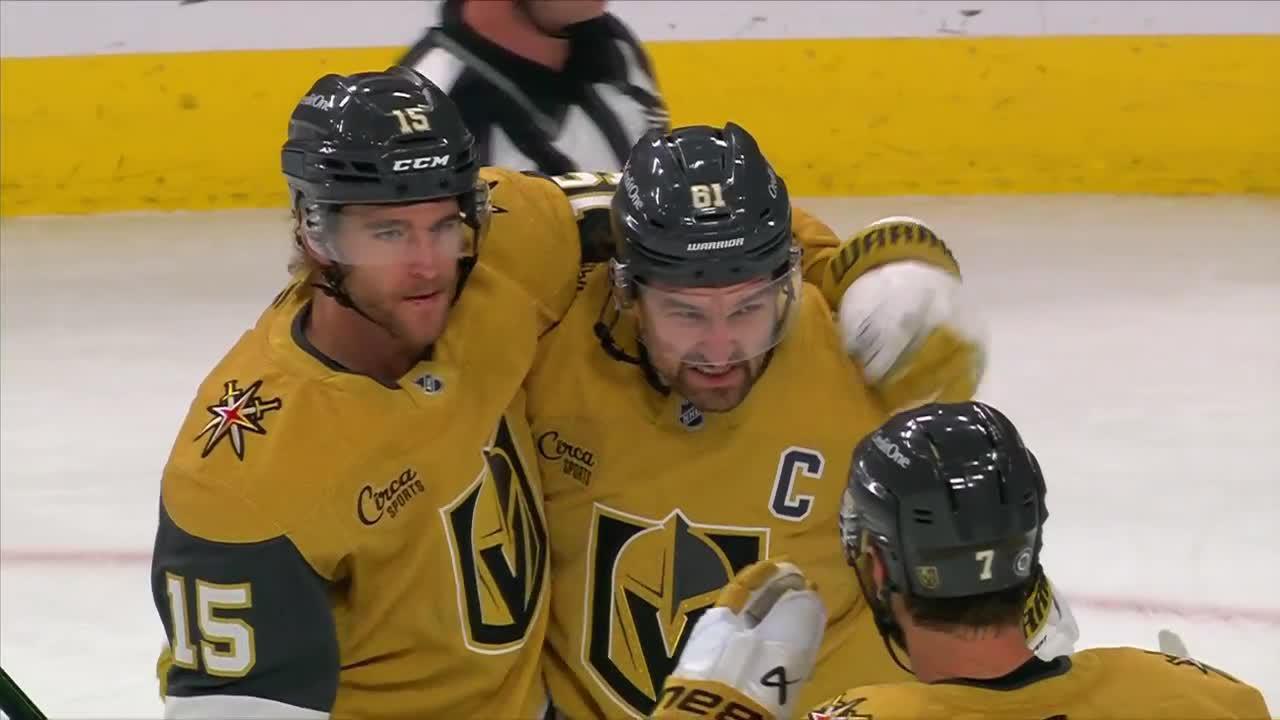 SEA@VGK: Hanifin scores goal against Philipp Grubauer | Vegas Golden ...