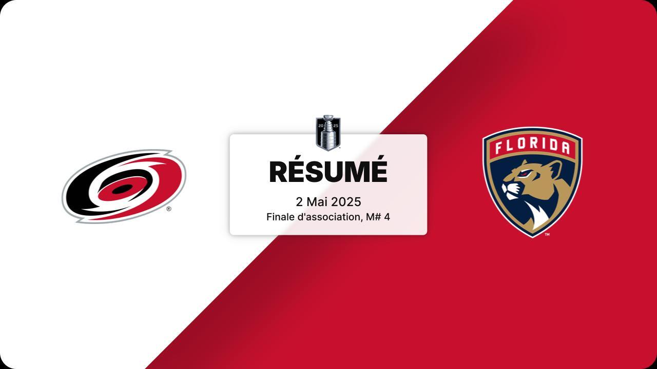 CAR vs FLA | Match no 4 | Résumé | LNH.com