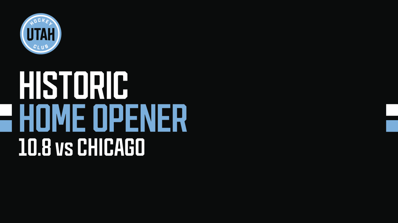 Utah Hockey Club to Host Chicago Blackhawks in Home Opener on Oct. 8 ...