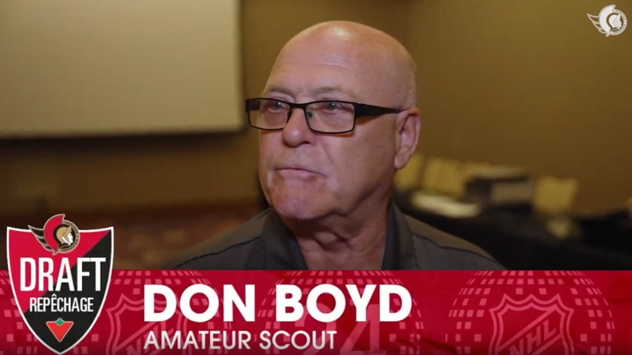 Don Boyd NHL Draft Media | Ottawa Senators