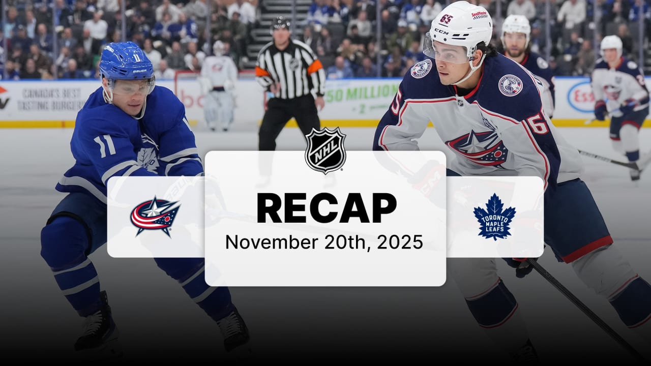 CBJ at TOR | Recap | NHL.com